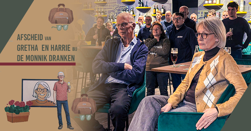 Afscheid van Gretha Kamies en Harrie Elferink bij De Monnik Dranken