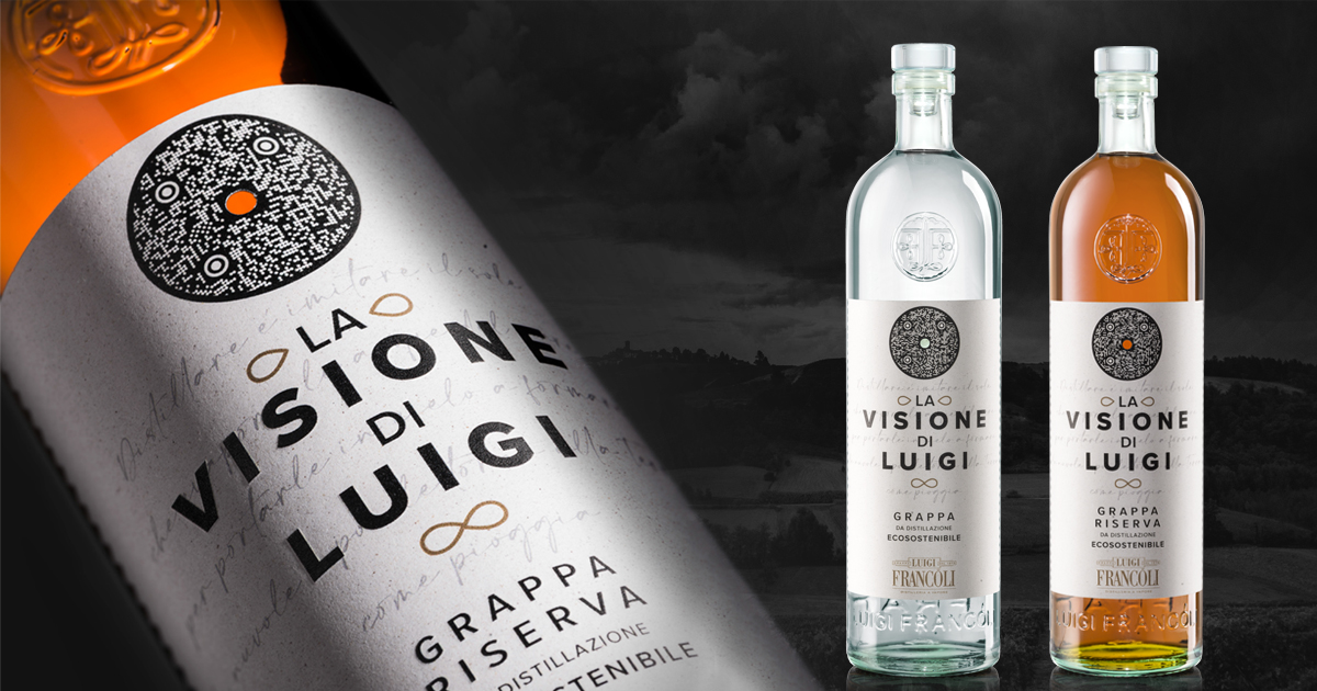 La Visione di Luigi, grappa met visie