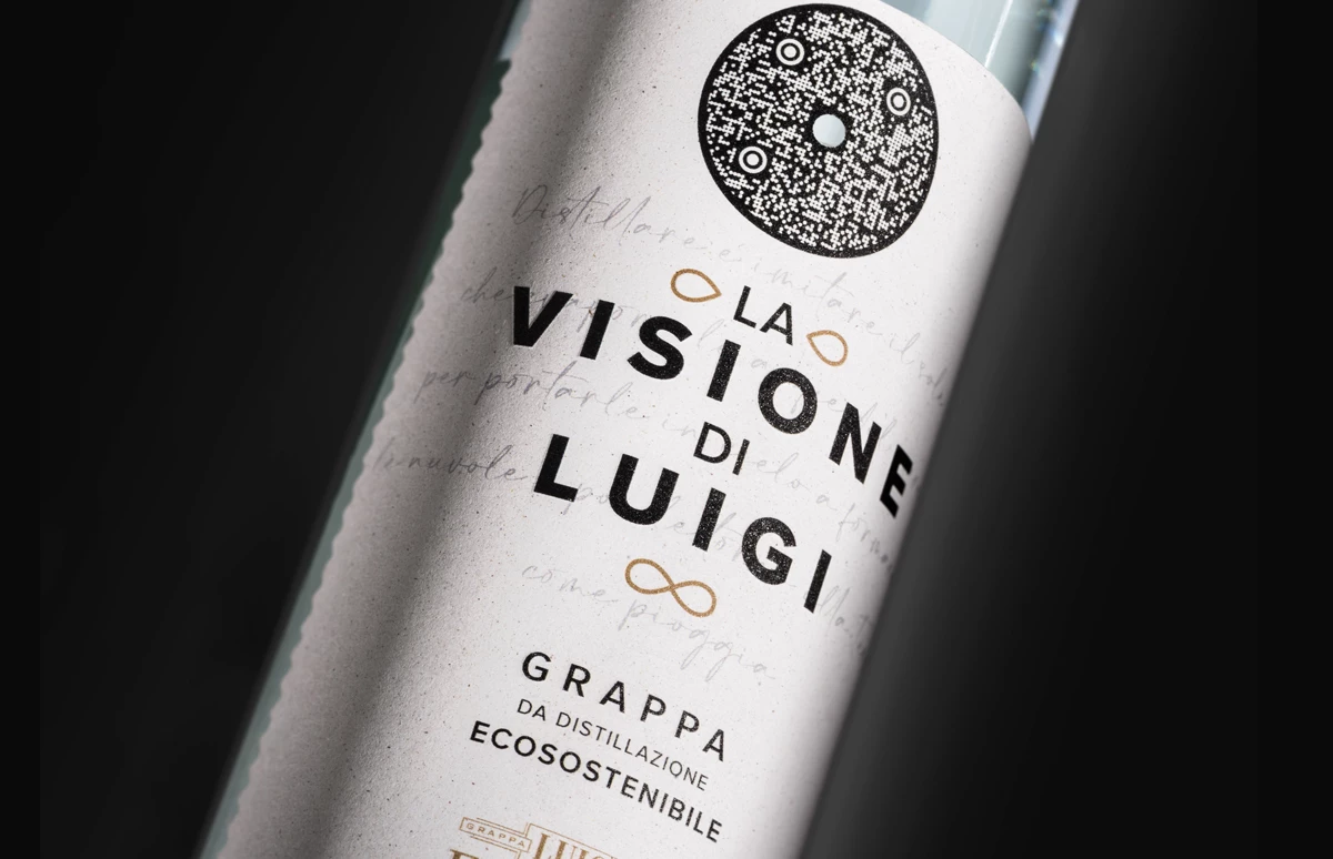 La Visione di Luigi, grappa met visie