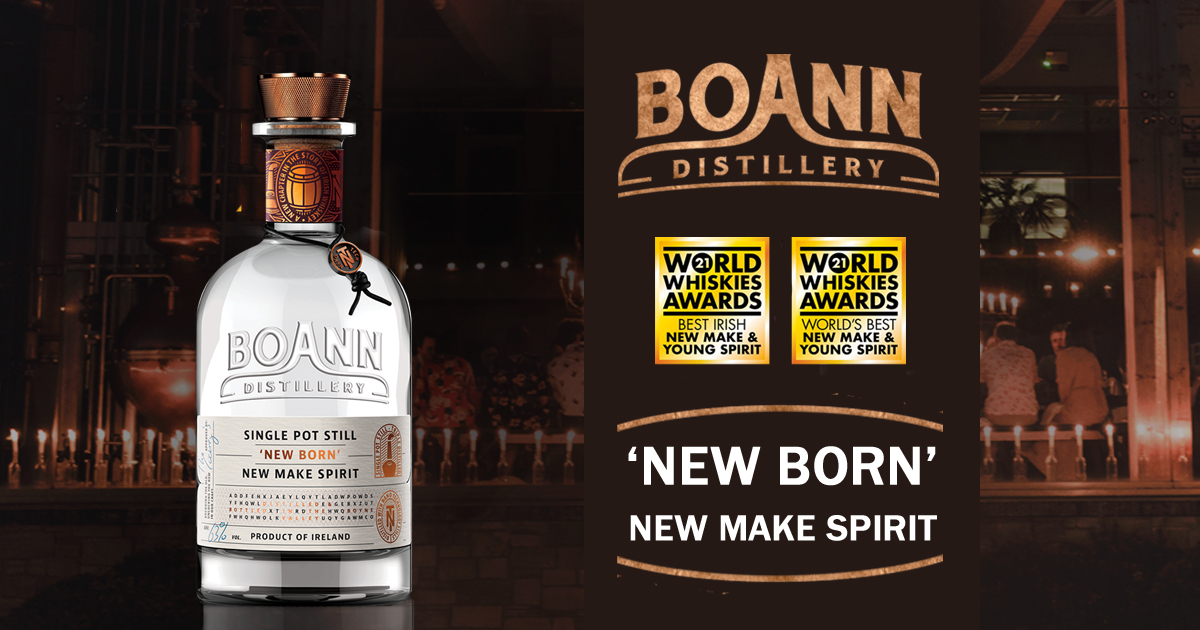 Ambitieuze Boann Distillery brengt hun allereerste ‘New Born’ New Make ...