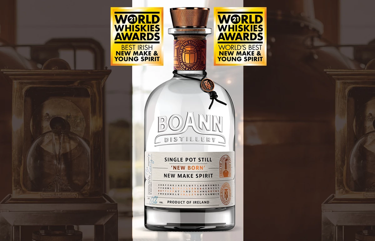 Ambitieuze Boann Distillery brengt hun allereerste ‘New Born’ New Make ...