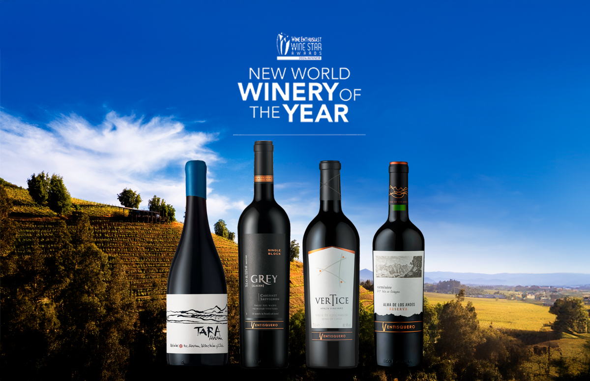 Viña Ventisquero bekroond tot “New World Winery of the Year 2024”