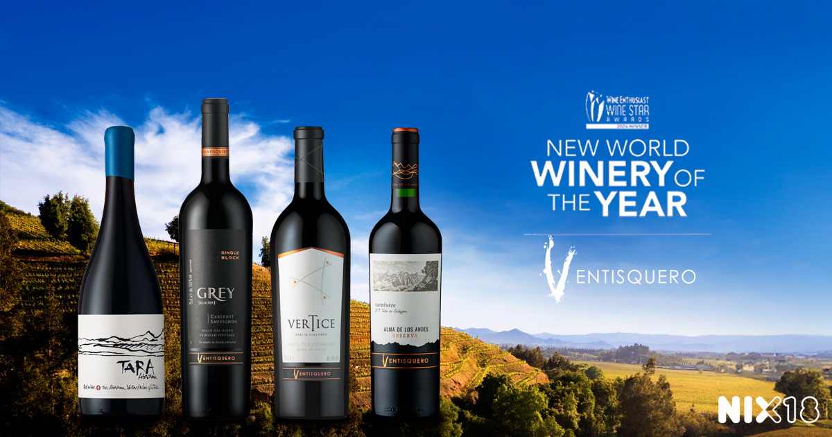 Viña Ventisquero bekroond tot “New World Winery of the Year 2024”